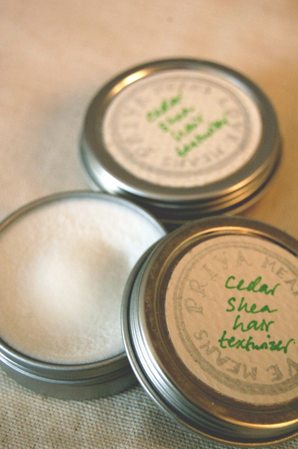 Cedar Shea Hair Texturizer - Organic Styling for Short Hair (1 Oz Tin ...