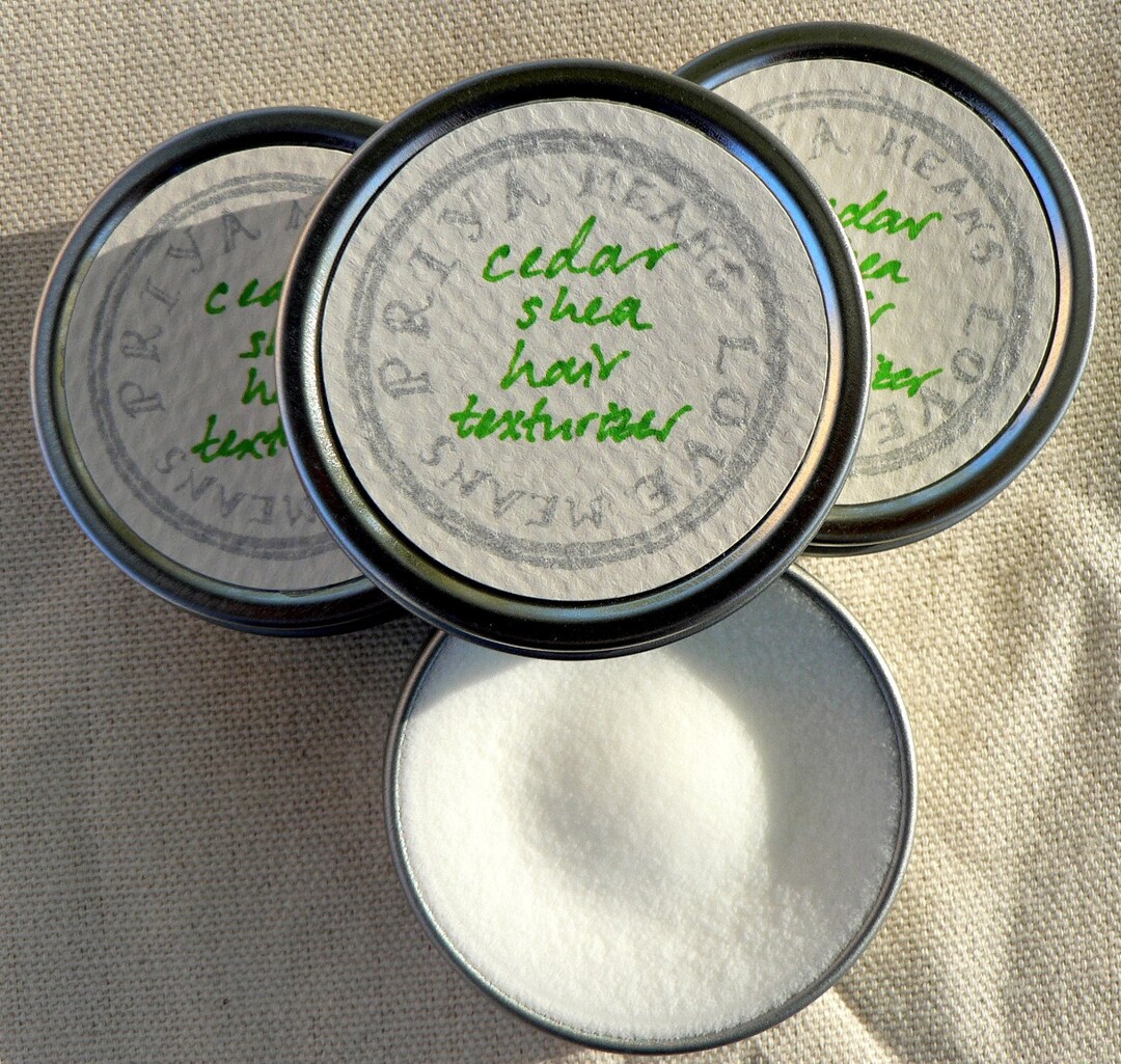 Cedar Shea Hair Texturizer - Organic Styling for Short Hair (1 Oz Tin ...