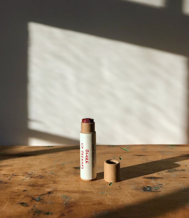 OCHRE LIP THERAPY Iron Oxide + Alkanet Root Organic Lipstick in ...