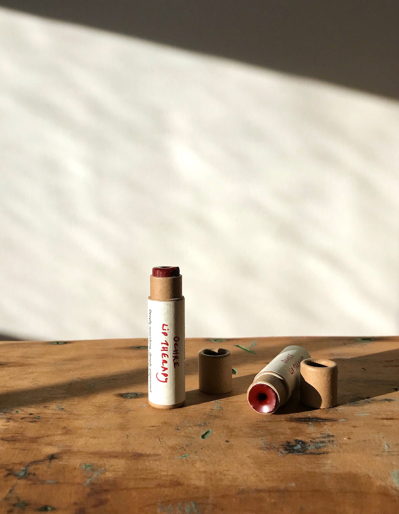 OCHRE LIP THERAPY Iron Oxide + Alkanet Root Organic Lipstick in ...