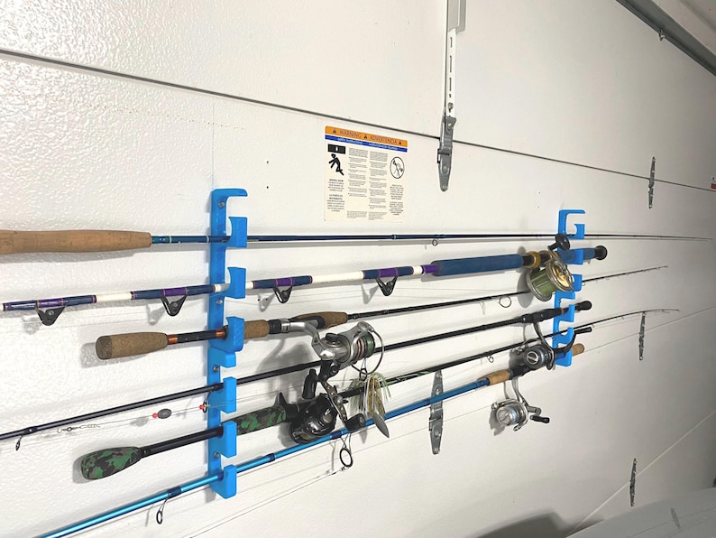Fishing Rod Holders! Garage or Wall Mounted - Etsy
