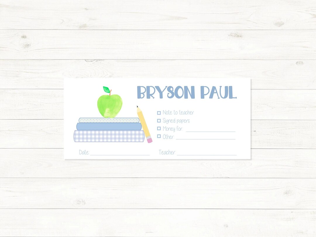 Printable Money Envelopes for School: Kids' Stationery, Back to School ...