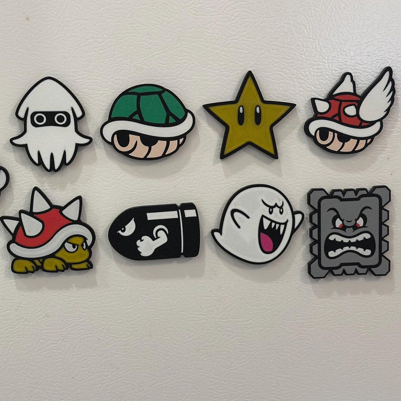 Super Mario Magnets - Etsy