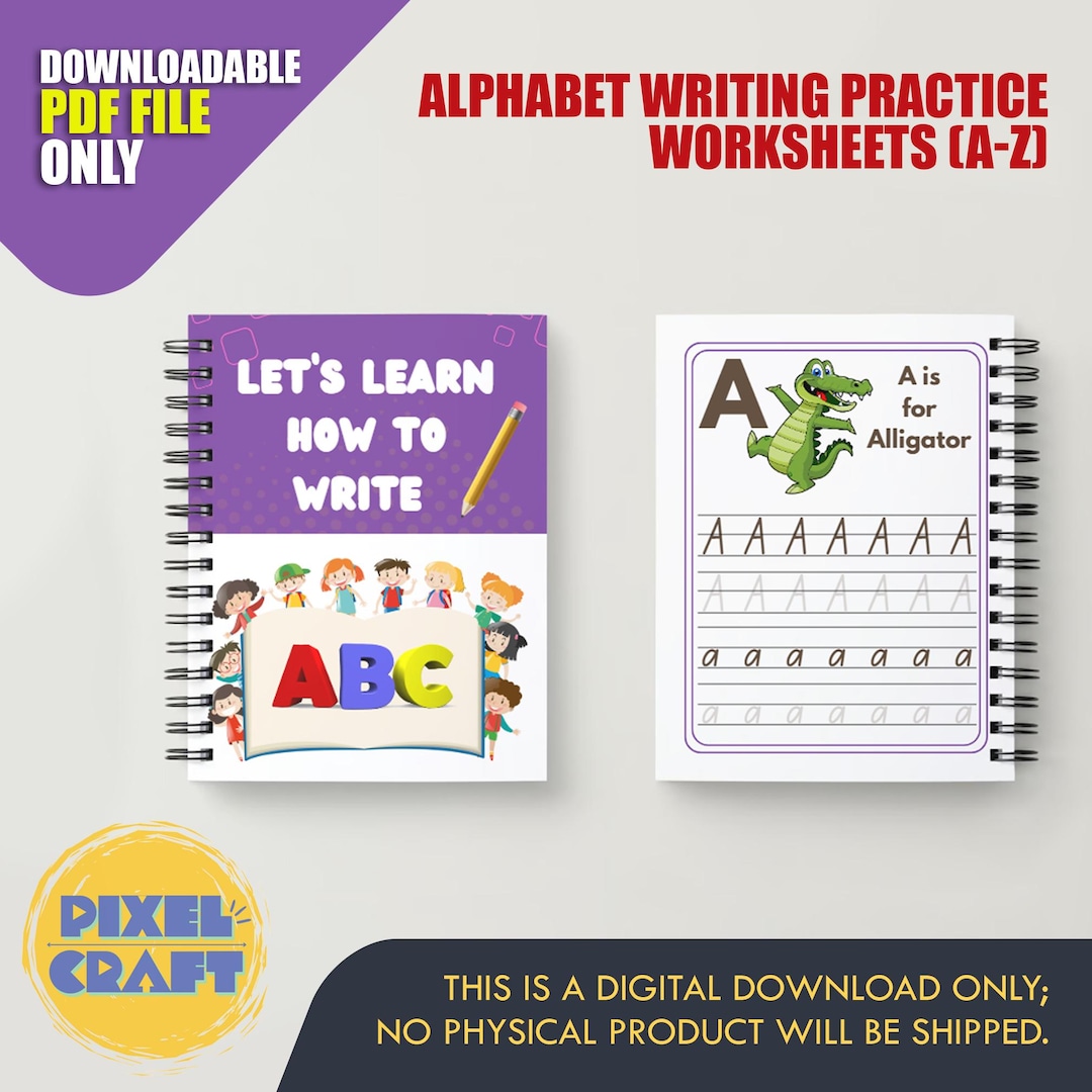 Printable Tracing Letters for Kids Handwriting Practice Worksheets PDF ...