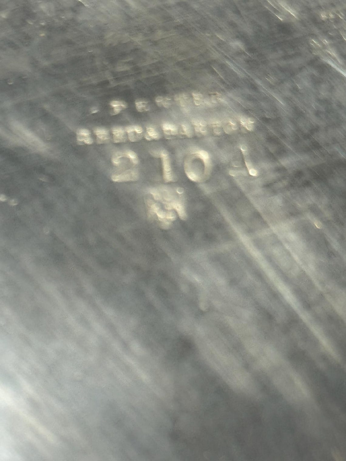 Vintage Pre-owned Pewter Child Alphabet Plate - Etsy
