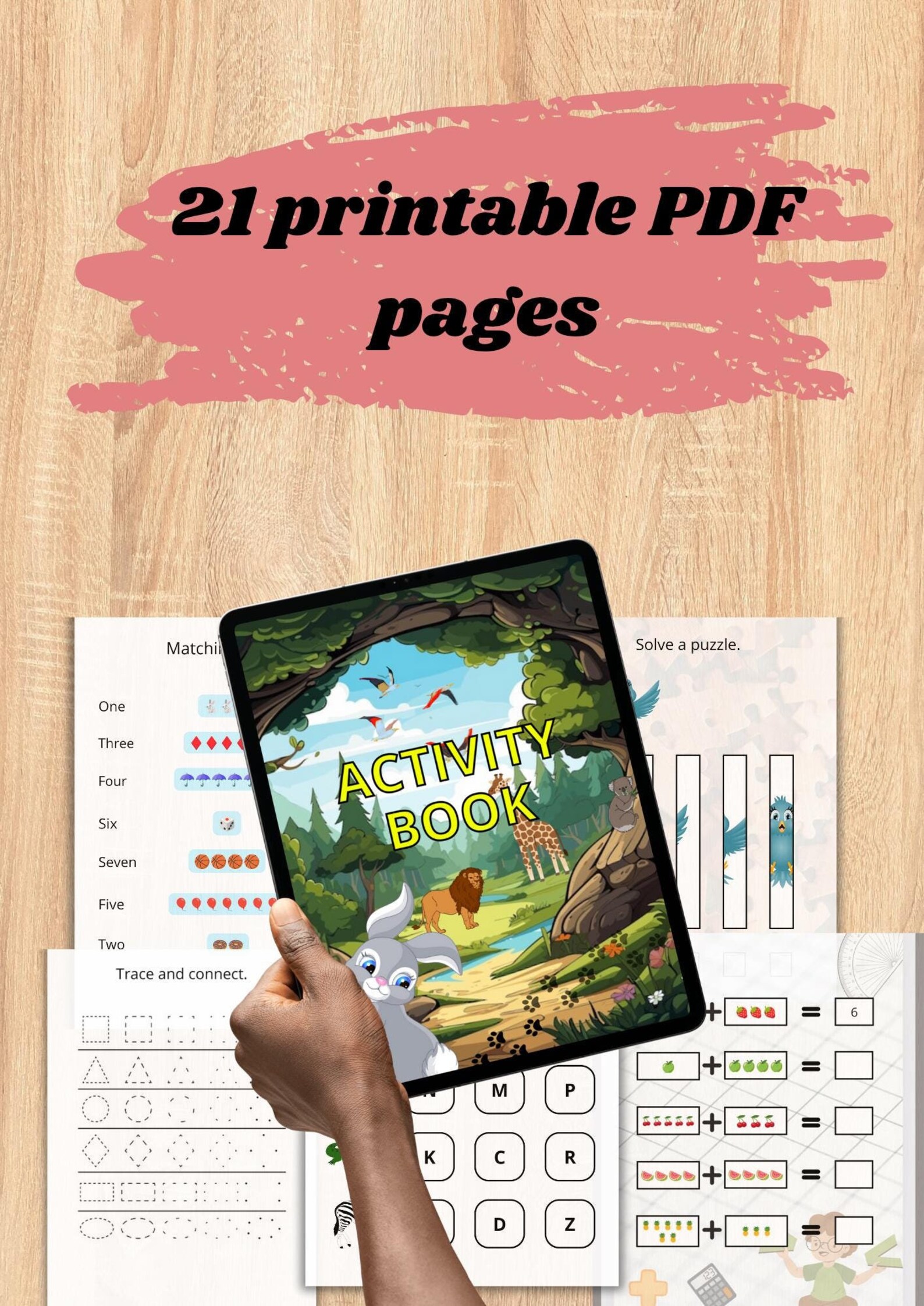Activity Book for Kids, Digital, Printable Book - Etsy