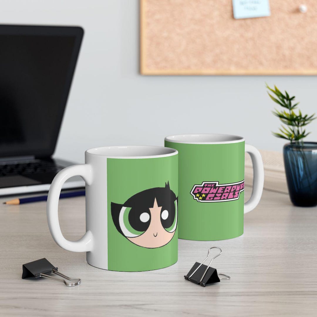 Powerpuff Girls Mug, Buttercup Coffee Mug, Cute Cartoon Design, Gift ...
