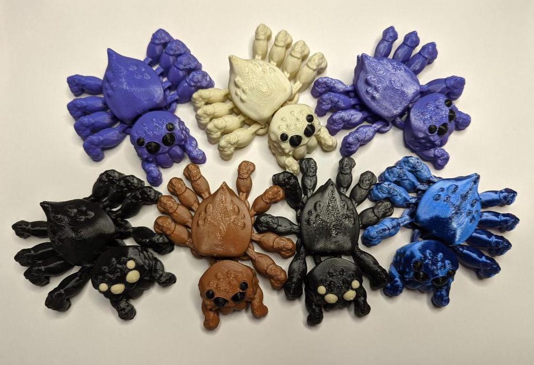 Flexi Jumping Spider Fidget - Etsy