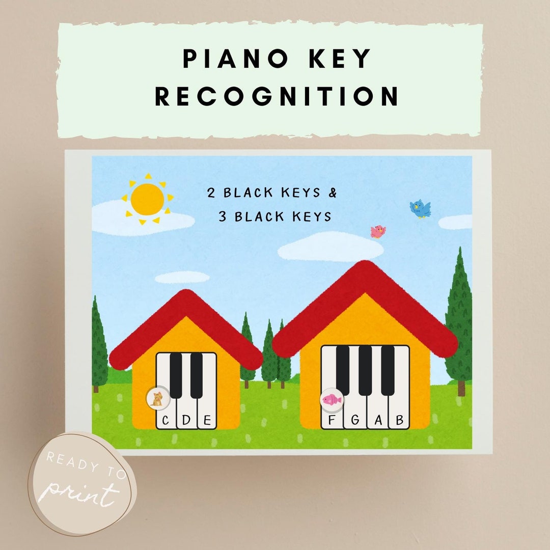 Piano Key Game for Kids, Fun Music Activity for Young Children, Piano ...