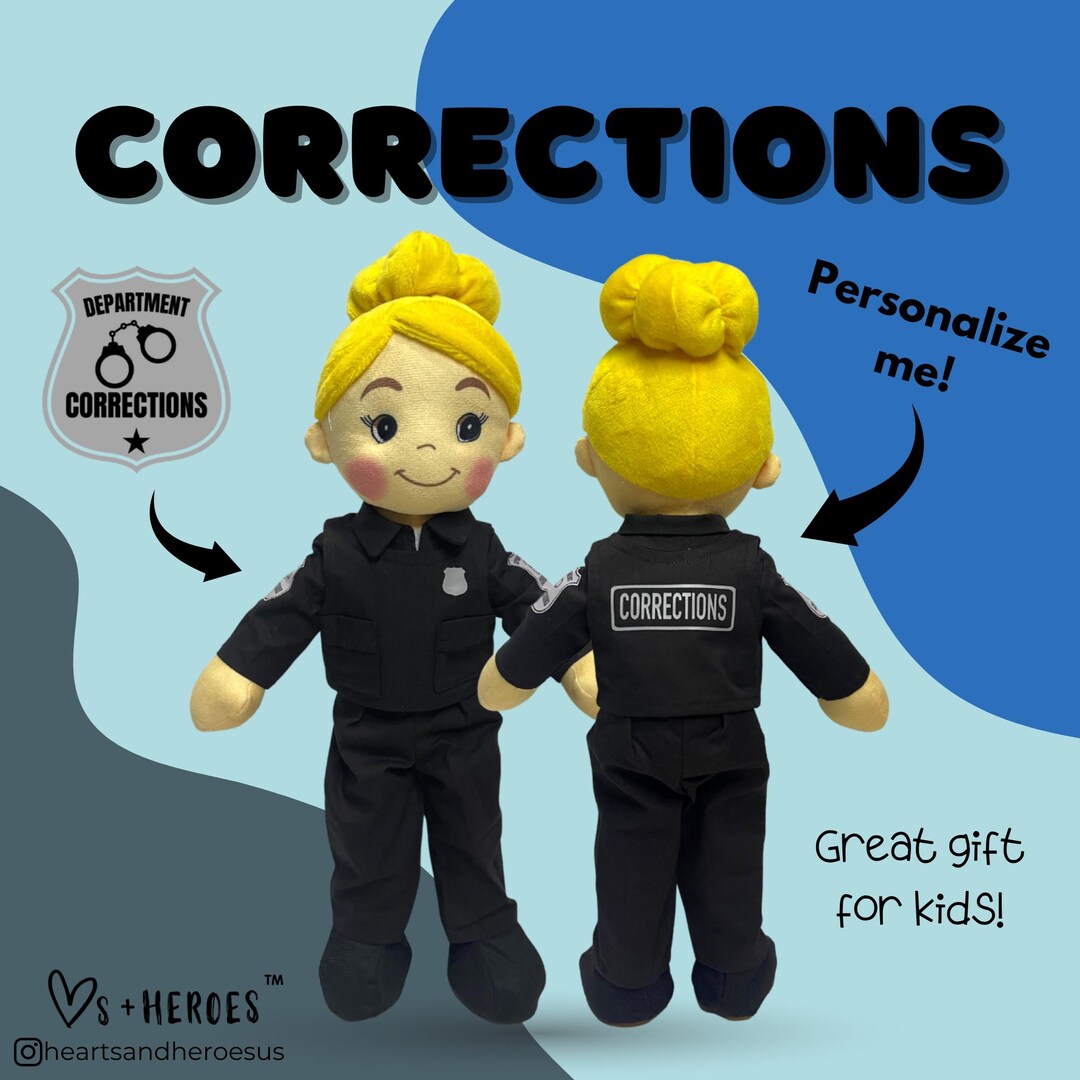 Corrections Officer Doll Law Enforcement Police Corrections Officer ...