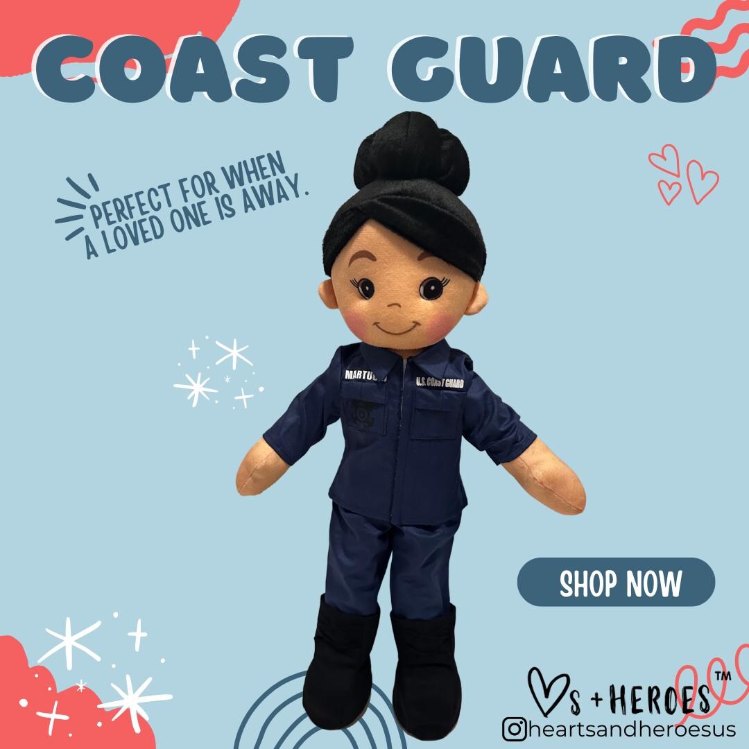 Coast Guard Military Heroes Doll Custom Plush Daddy Mommy Lookalike ...