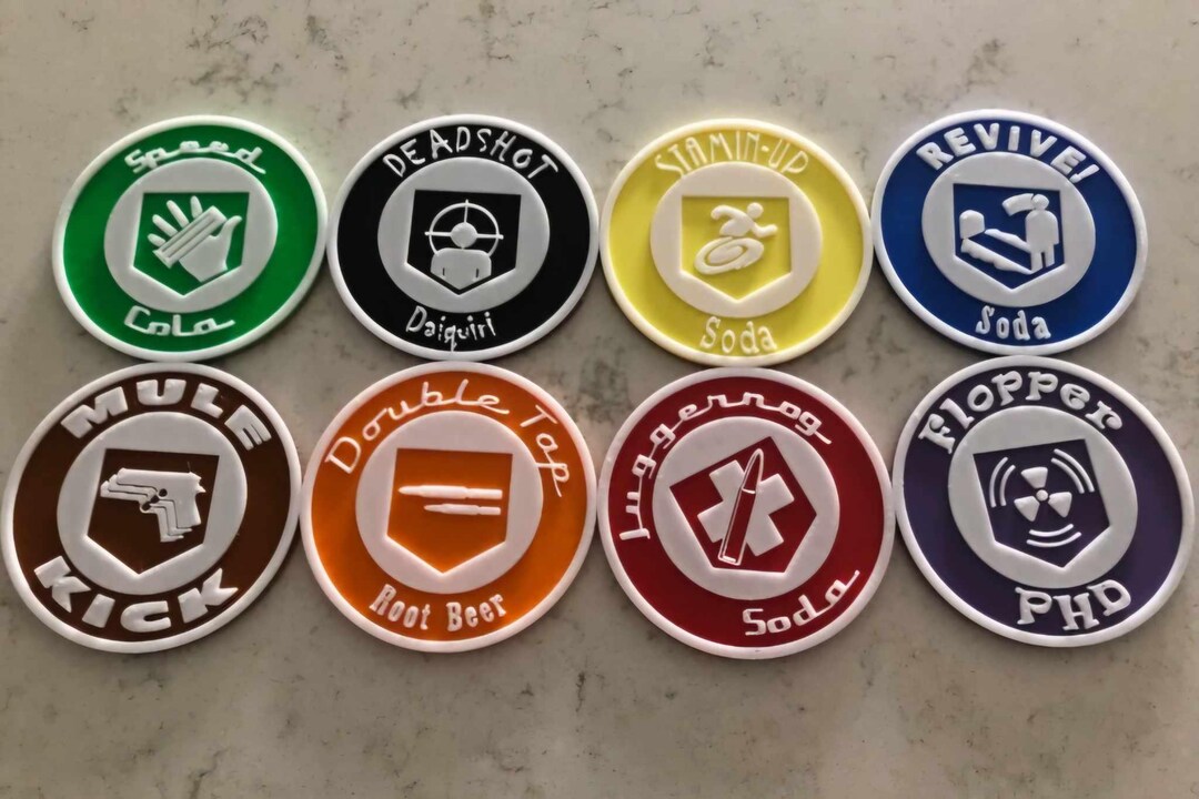 Call of Duty Zombies Perk Drink Coasters Perfect Gamer Gift - Etsy