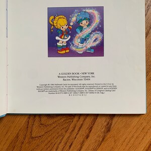 Rainbow Brite Happy Birthday Buddy Blue by Lyn Calder 1984 Hc Golden ...