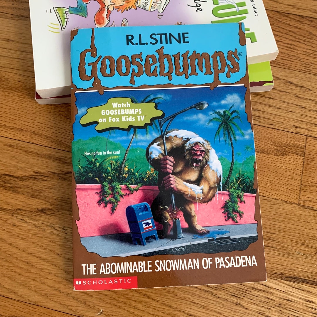 Vintage 1995 Goosebumps Abominable Snowman of Pasadena by RL Stine ...
