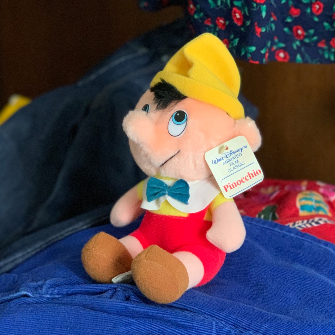 Vintage Disney Pinocchio Plush 8 NWT - Etsy