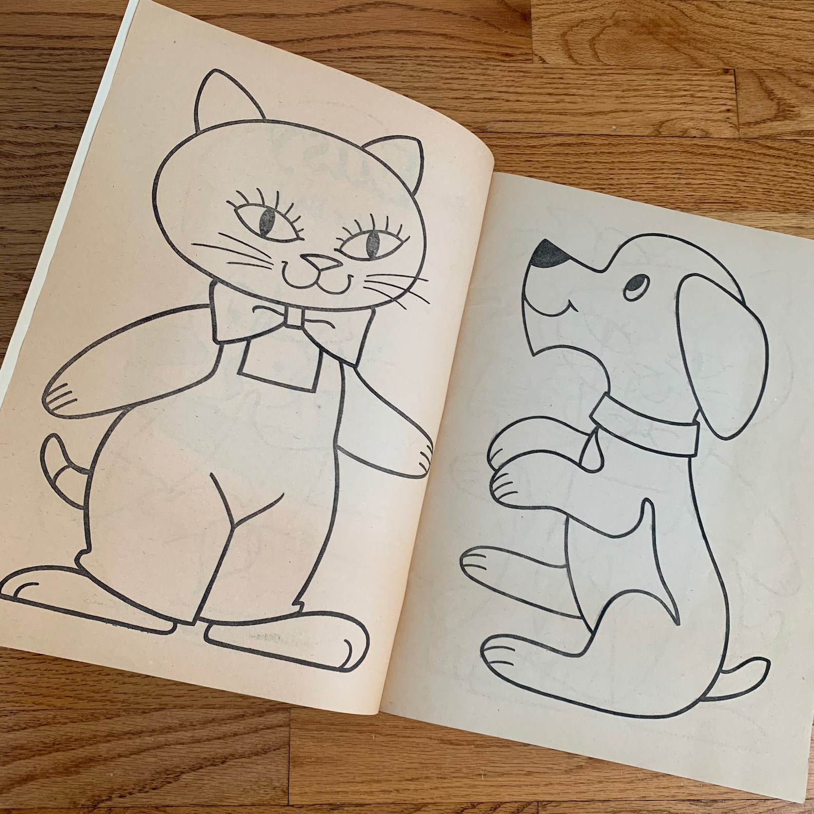 Vintage 1970s Coloring Book Easy Color Book 1973 UNUSED - Etsy