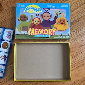 Vintage 1998 Milton Bradley Teletubbies Memory Game for Young Kids ...