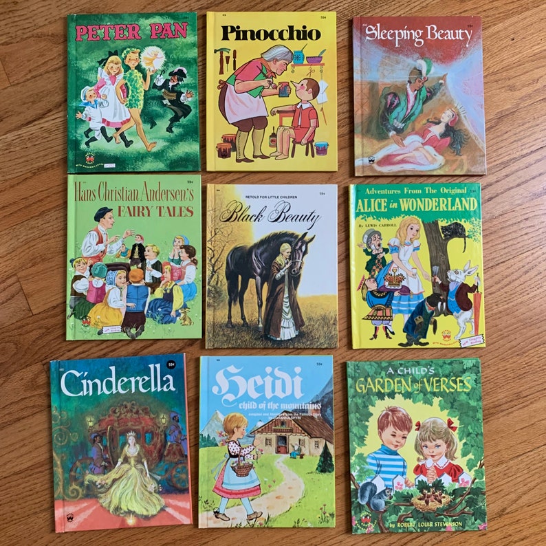 Wonder Books Wonderful World of Fairy Tales 10 Volume Box Set - Etsy