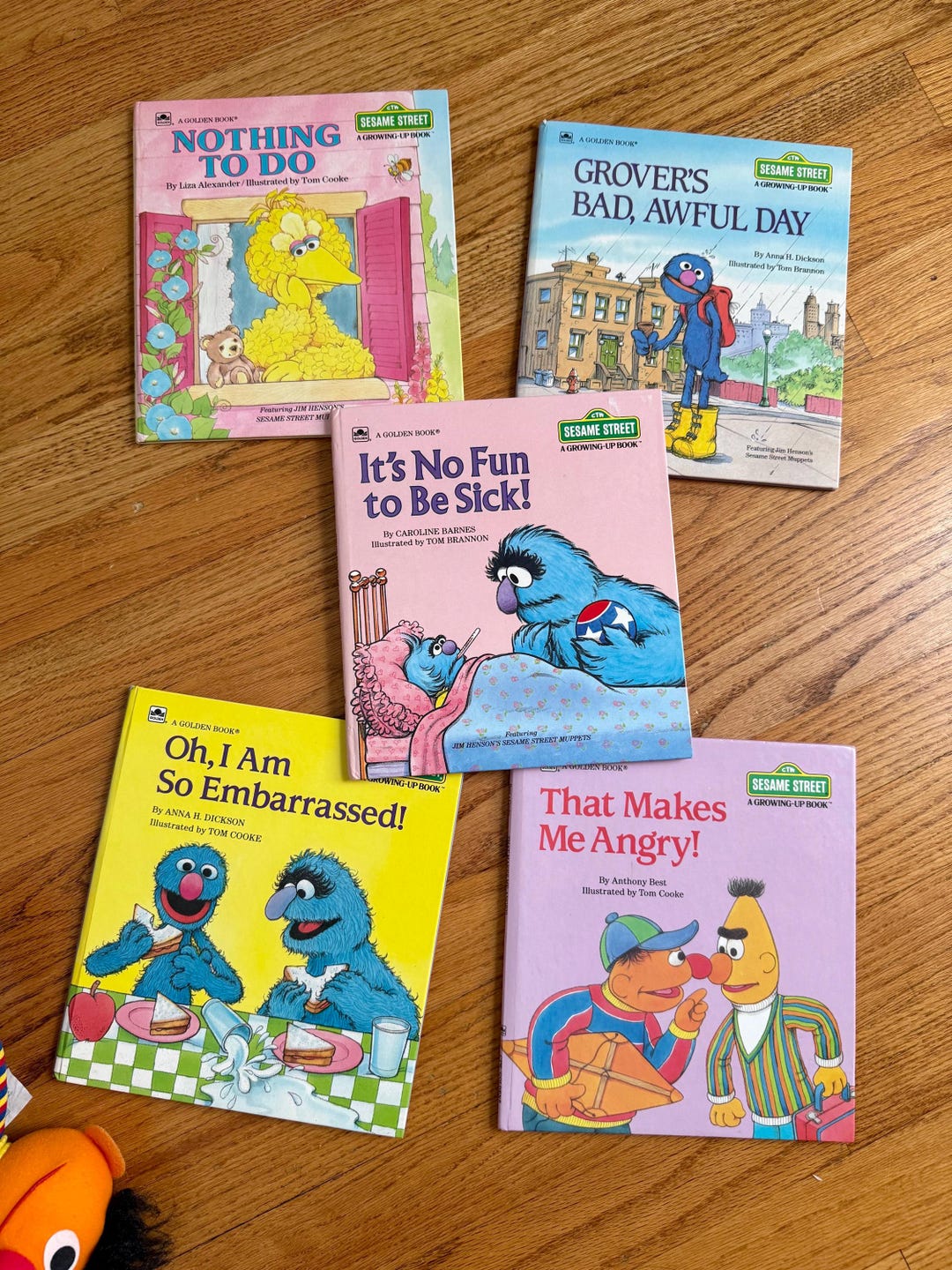Vintage 1980s Sesame Street Growing up Book Set of 5 - Preschool ...