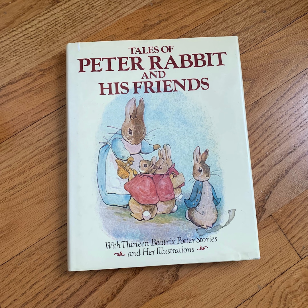 Vintage 1984 Beatrix Potter's Tales of Peter Rabbit and His Friends: 13 ...