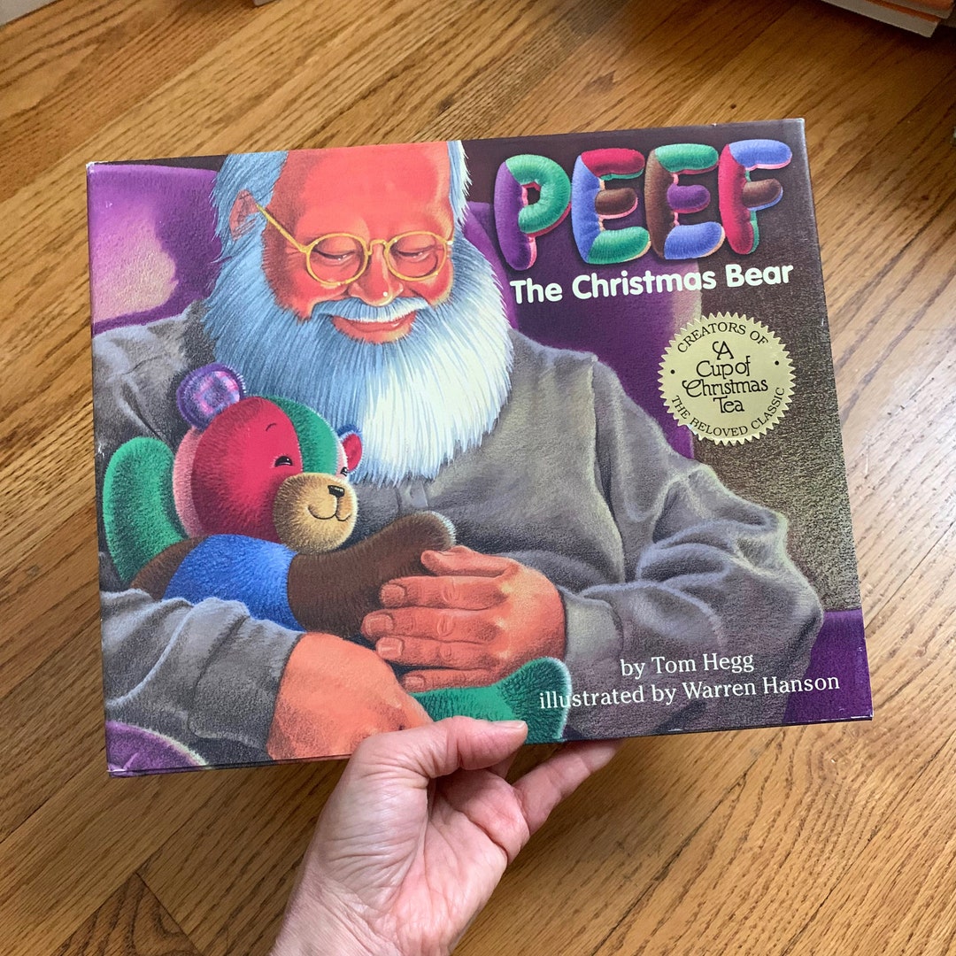 Vintage 1990s Childrens Book, Peef the Christmas Bear by Tom Hegg 1995 ...