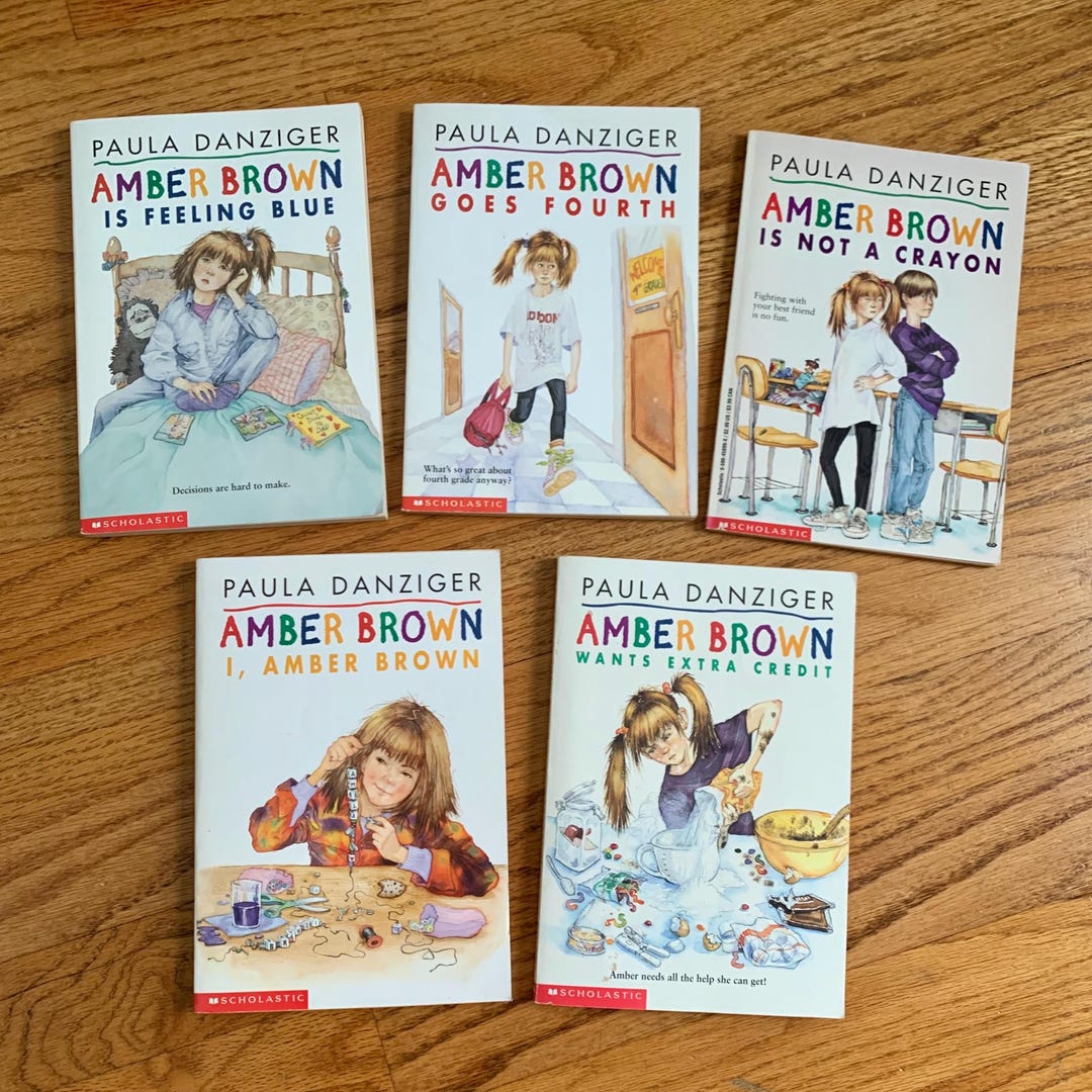 Vintage 1990s Kids Chapter Book, Amber Brown Paperback Set by Paula ...