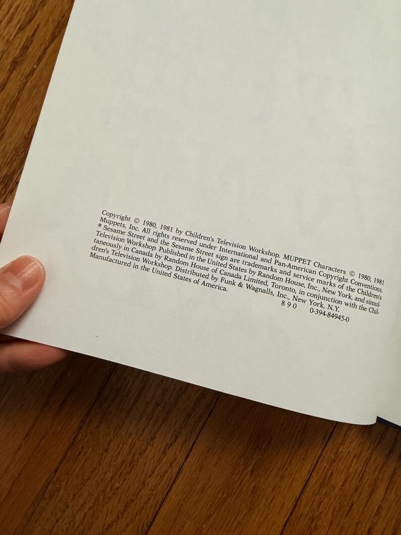 Vintage 1981 Big Bird's Sesame Street Dictionary Volume 5: Letters L ...