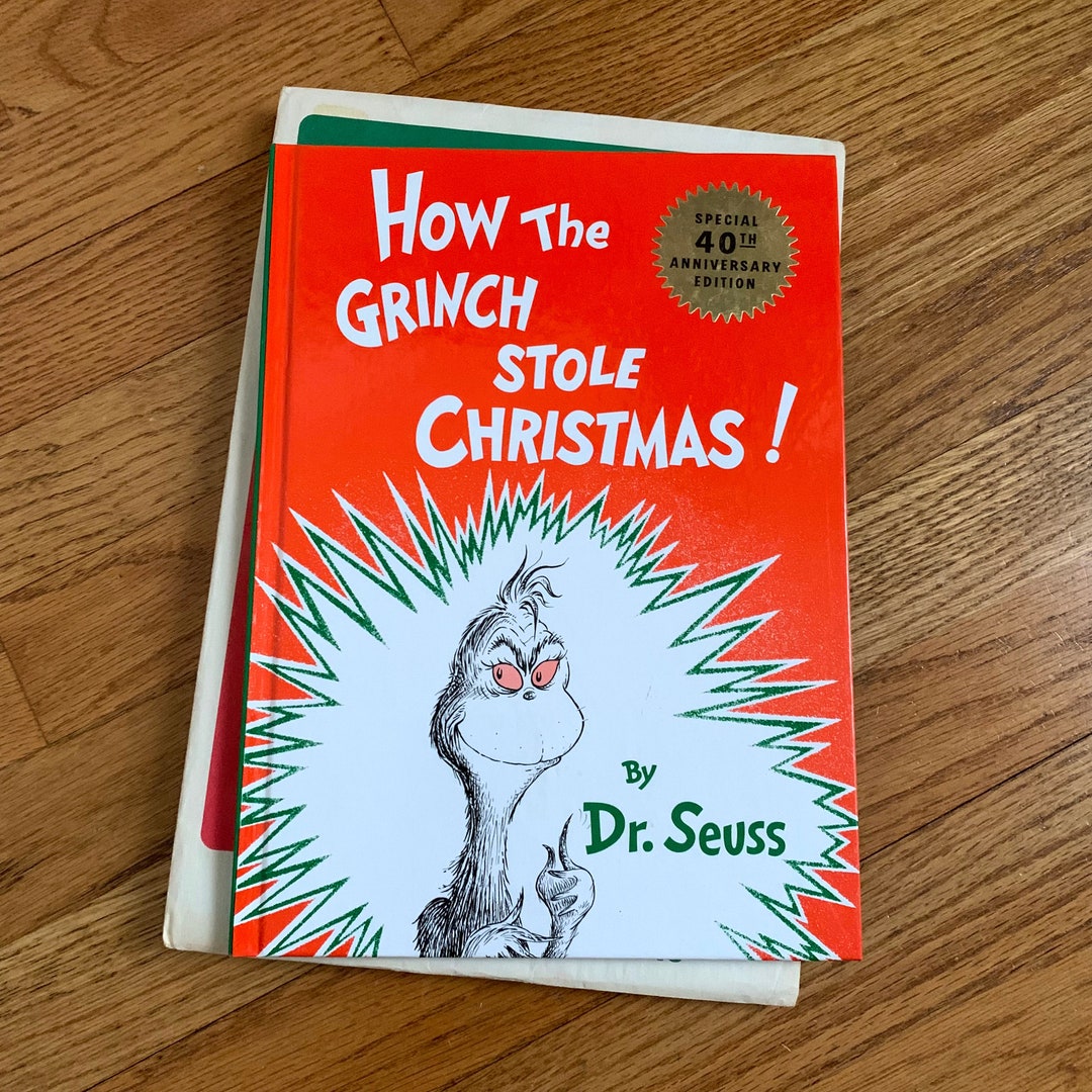Vintage 1990s Childrens Book How the Grinch Stole Christmas - Etsy