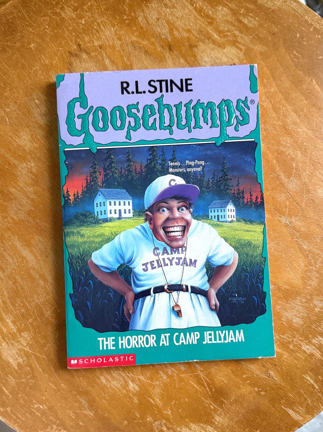 Goosebumps Horror at Camp Jellyjam by RL Stine 1995 Paperback - Etsy