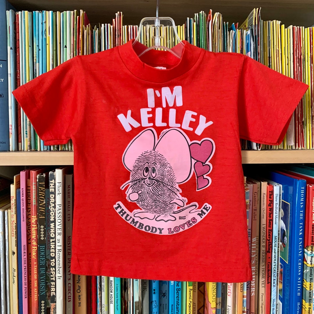 Kids 12-24M Vintage 1970s T Shirt, Thumb Things Thumbody Loves Me ...