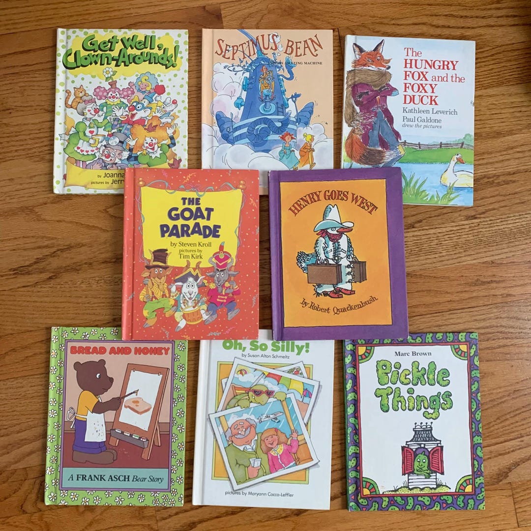 Vintage 1970 80s Parents Magazine Press Read Aloud Children's Book Set ...