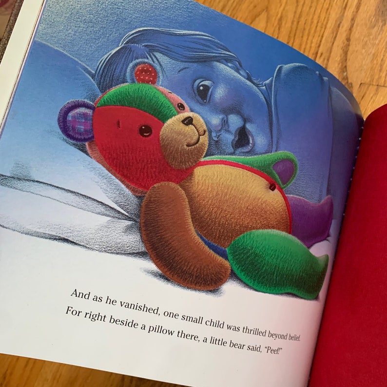 Vintage 1990s Childrens Book Peef the Christmas Bear by Tom - Etsy