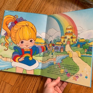 Rainbow Brite Happy Birthday Buddy Blue by Lyn Calder 1984 Hc Golden ...