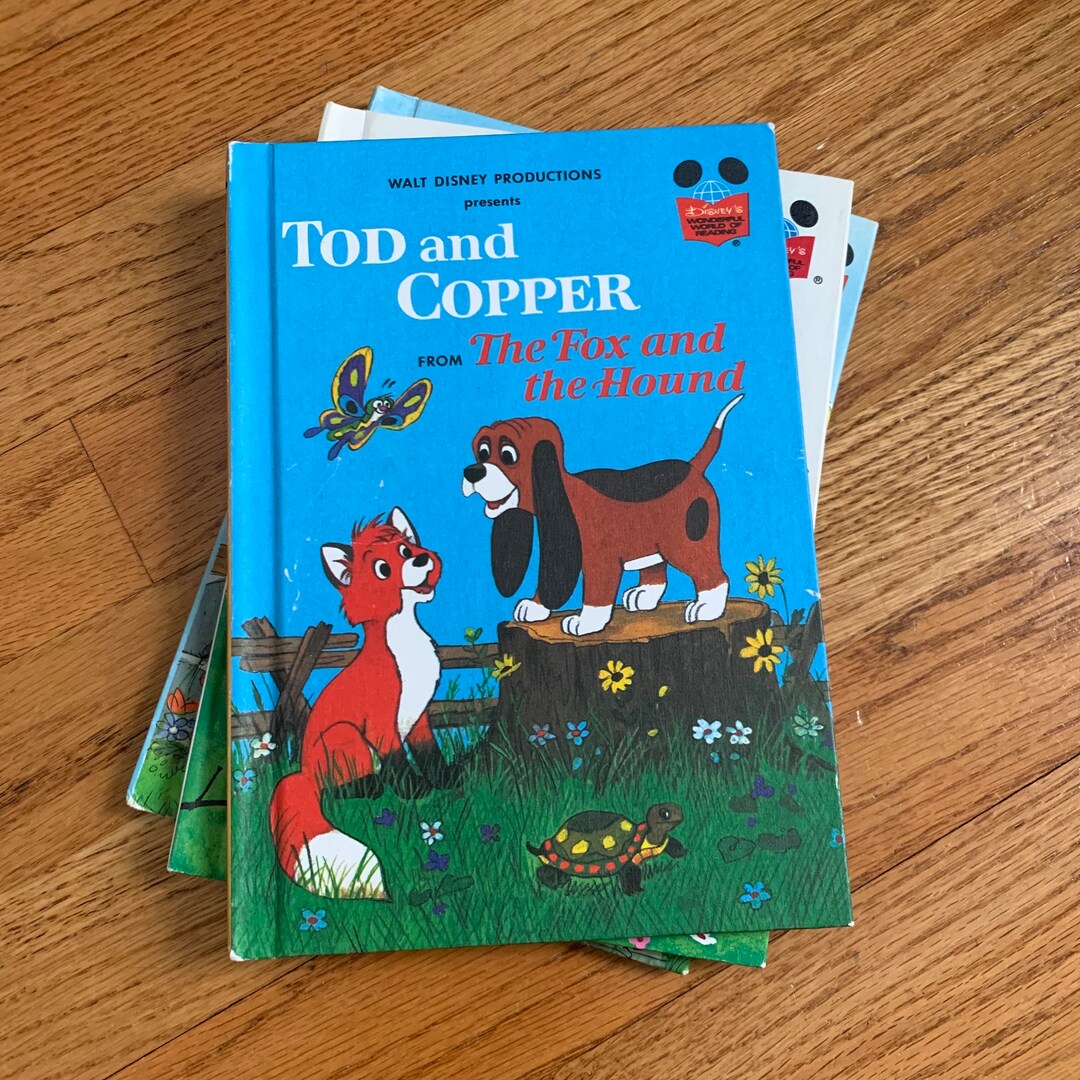 Vintage 1981 Walt Disney Tod and Copper - Wonderful World of Reading ...