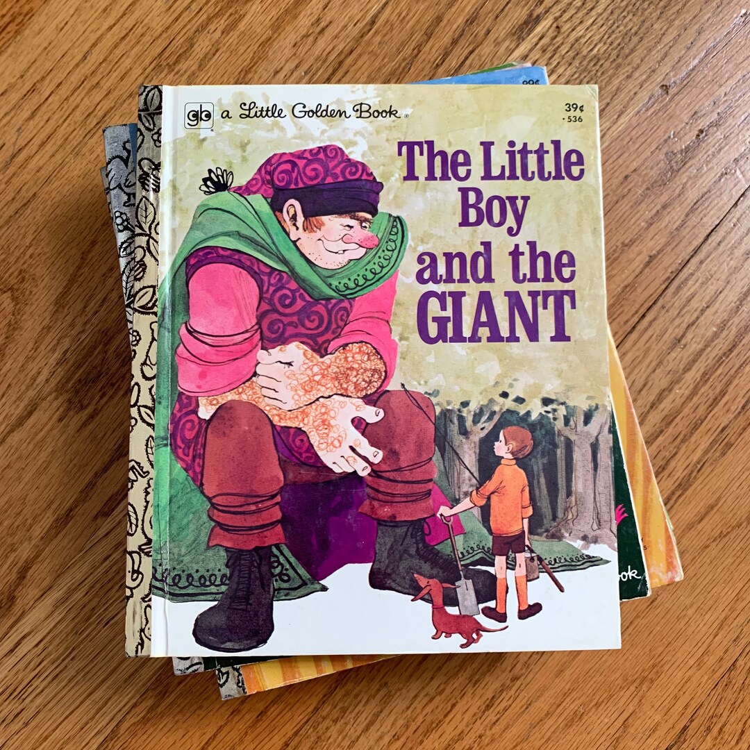 Little Golden Book Little Boy and the Giant by David Harrison 1973 Hc ...