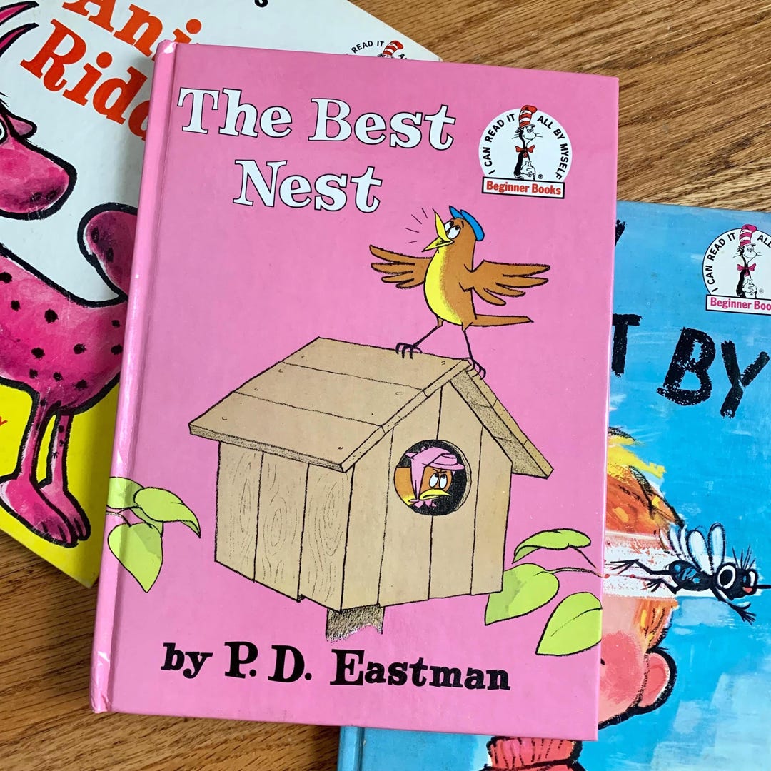 Vintage 1968 the Best Nest by PD Eastman - Dr. Seuss I Can Read It All ...