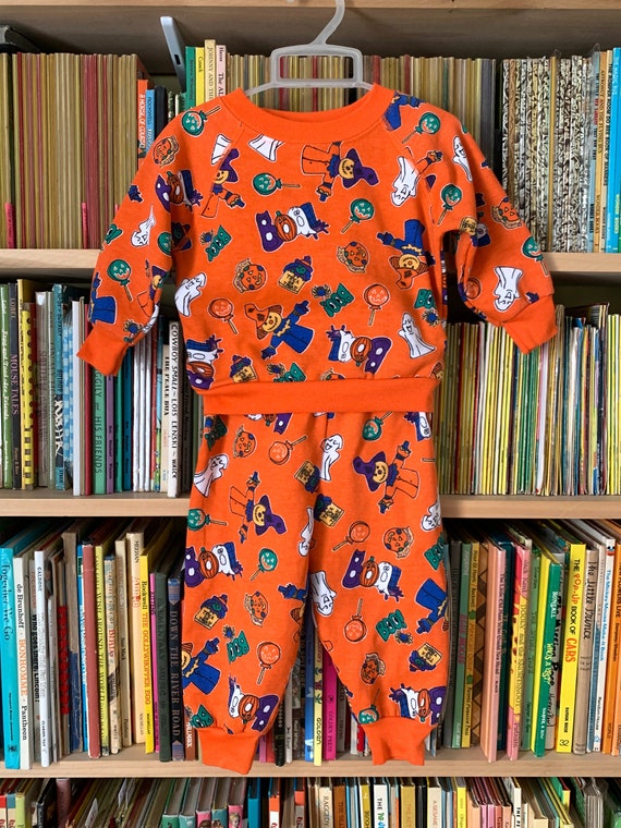 Vintage Toddler Clothing Set 2 Piece Blue Corduroy Pa… - Gem