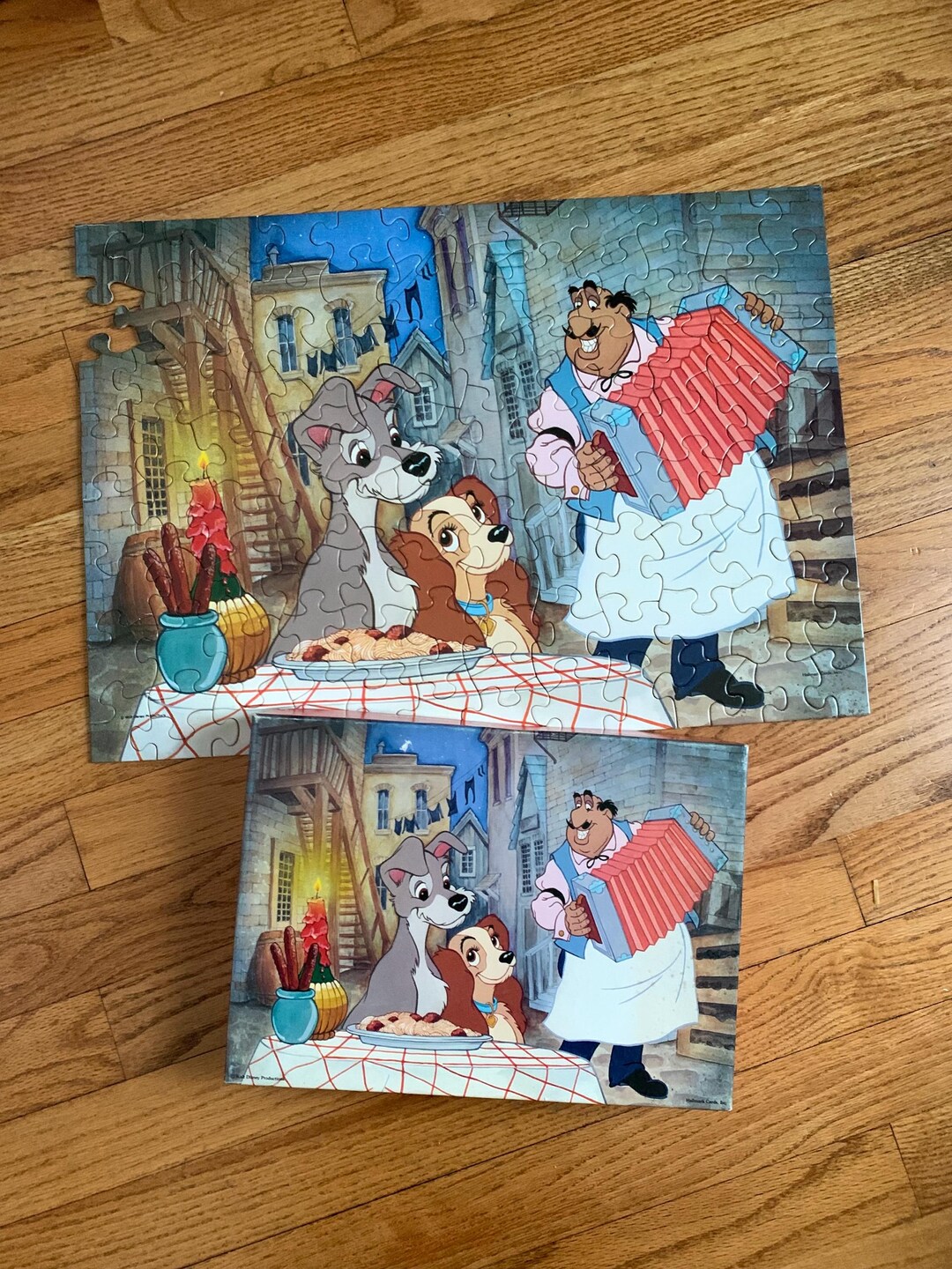 Vintage 1980s Springbok Disney Lady and the Tramp Jigsaw Puzzle ...