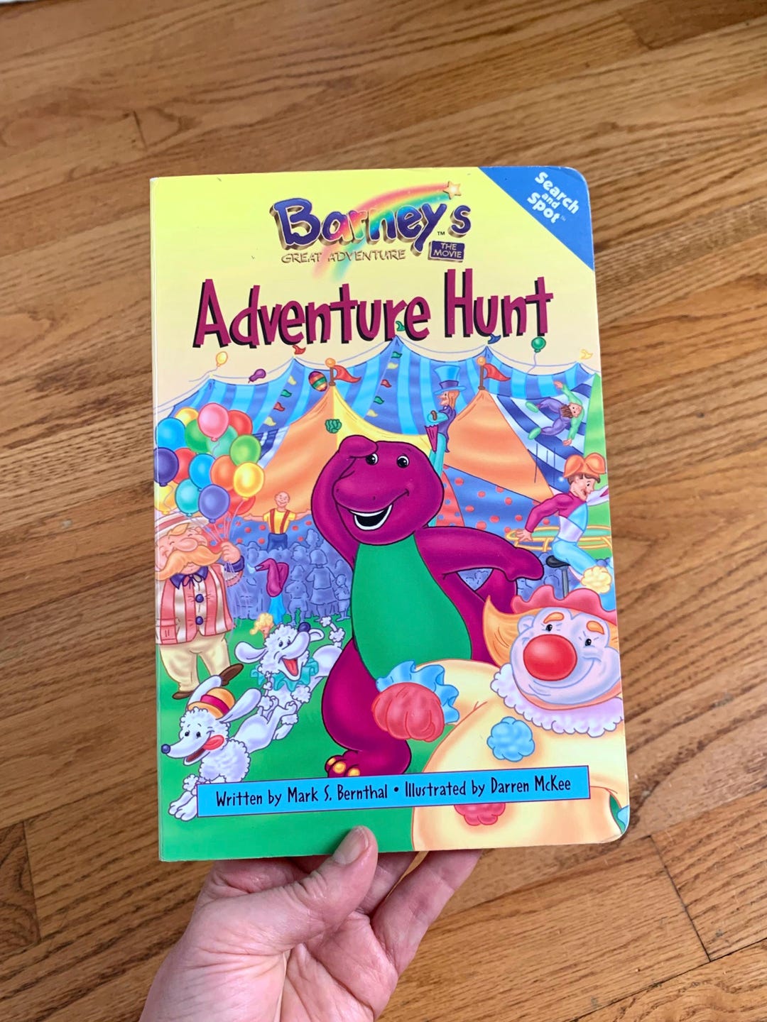 Vintage 1998 Barney's Search and Spot Adventure Hunt - Interactive ...