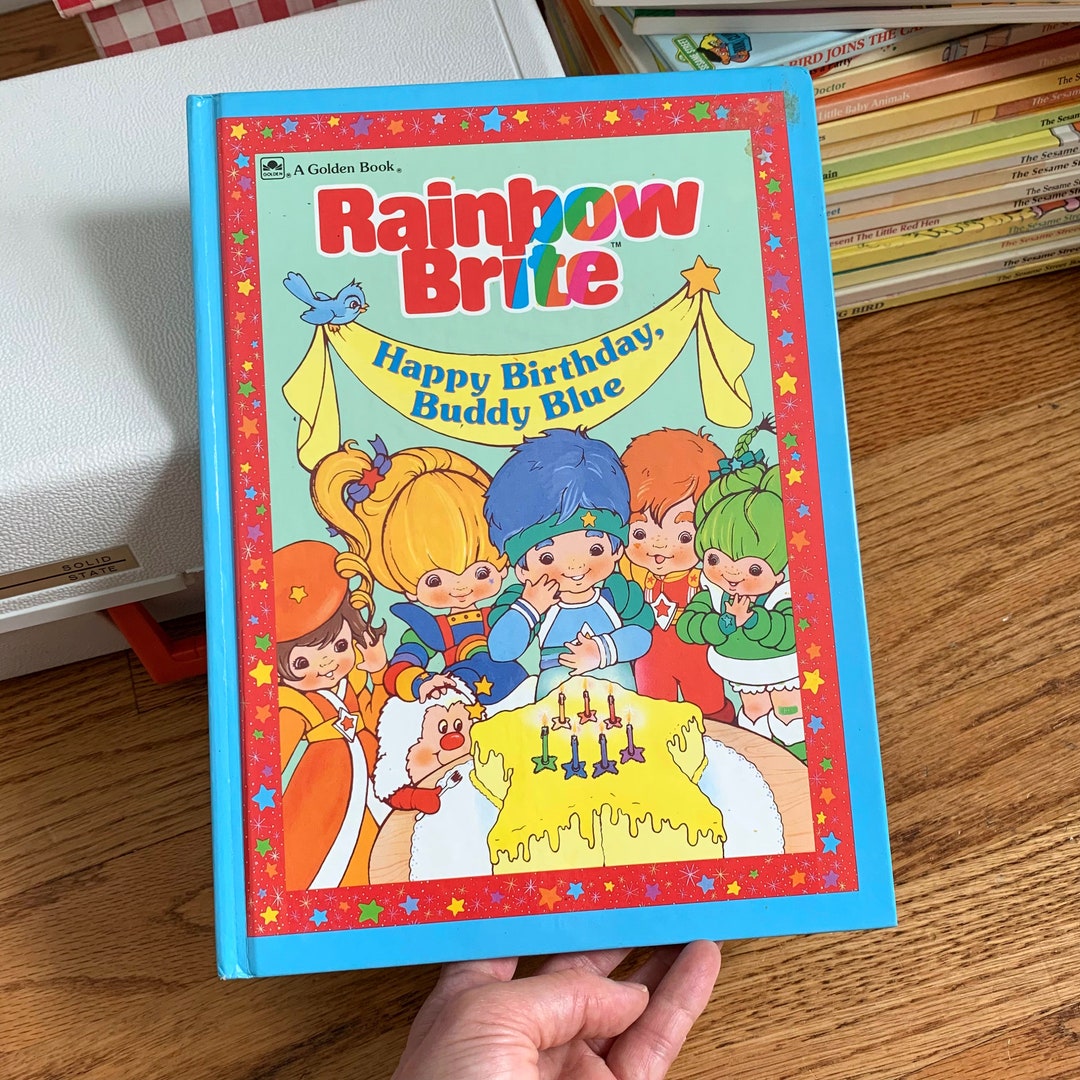 Rainbow Brite Happy Birthday Buddy Blue by Lyn Calder 1984 Hc Golden ...