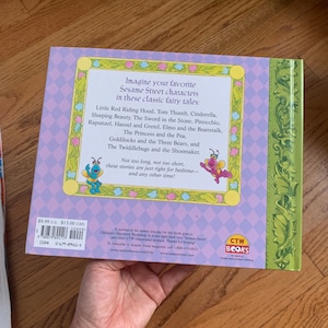 Vintage Sesame Street Book Fairy Tales 1999 by Jane Vecchio, 12 Classic ...