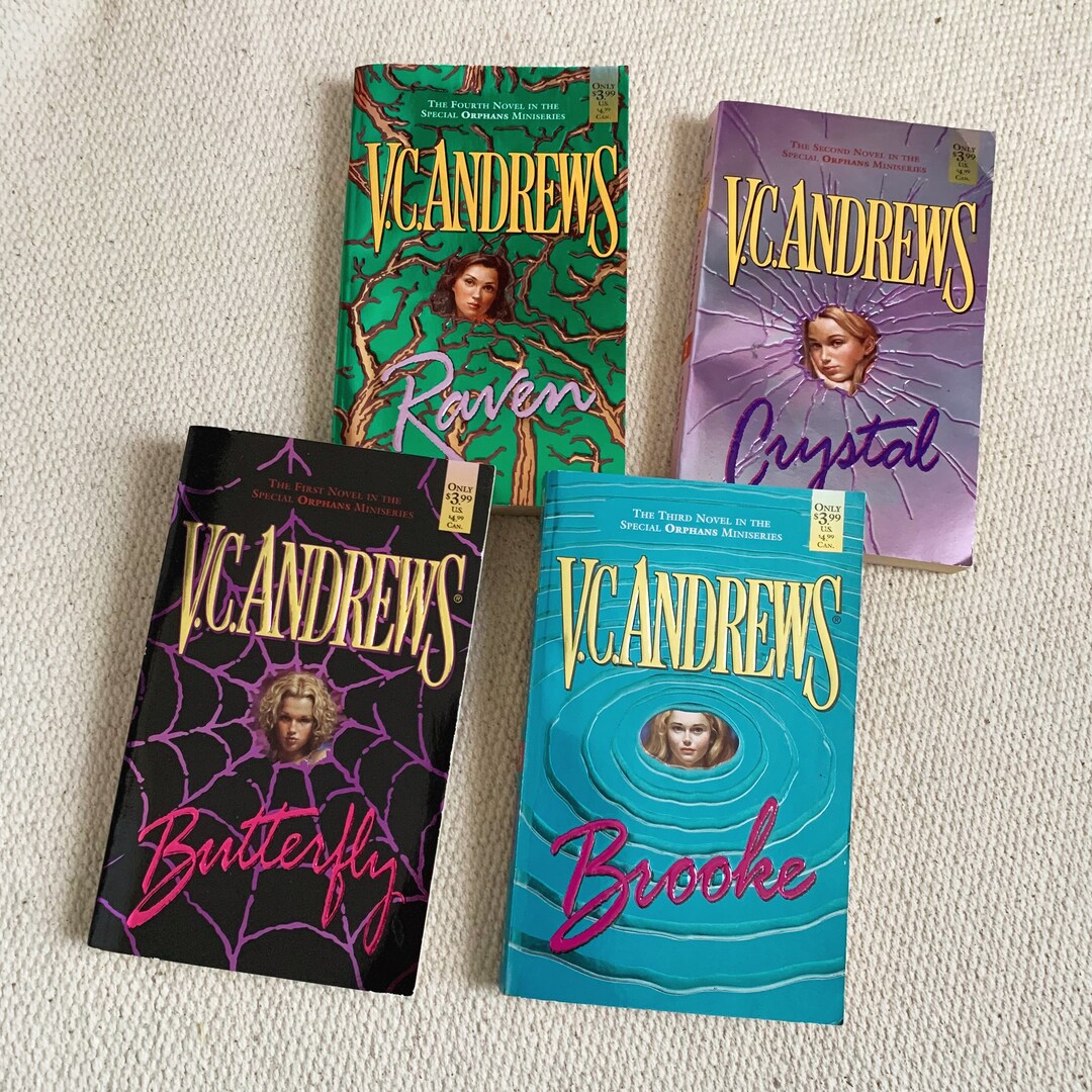Vintage 1990s Young Adult Chapter Books, VC Andrews Orphans Miniseries ...