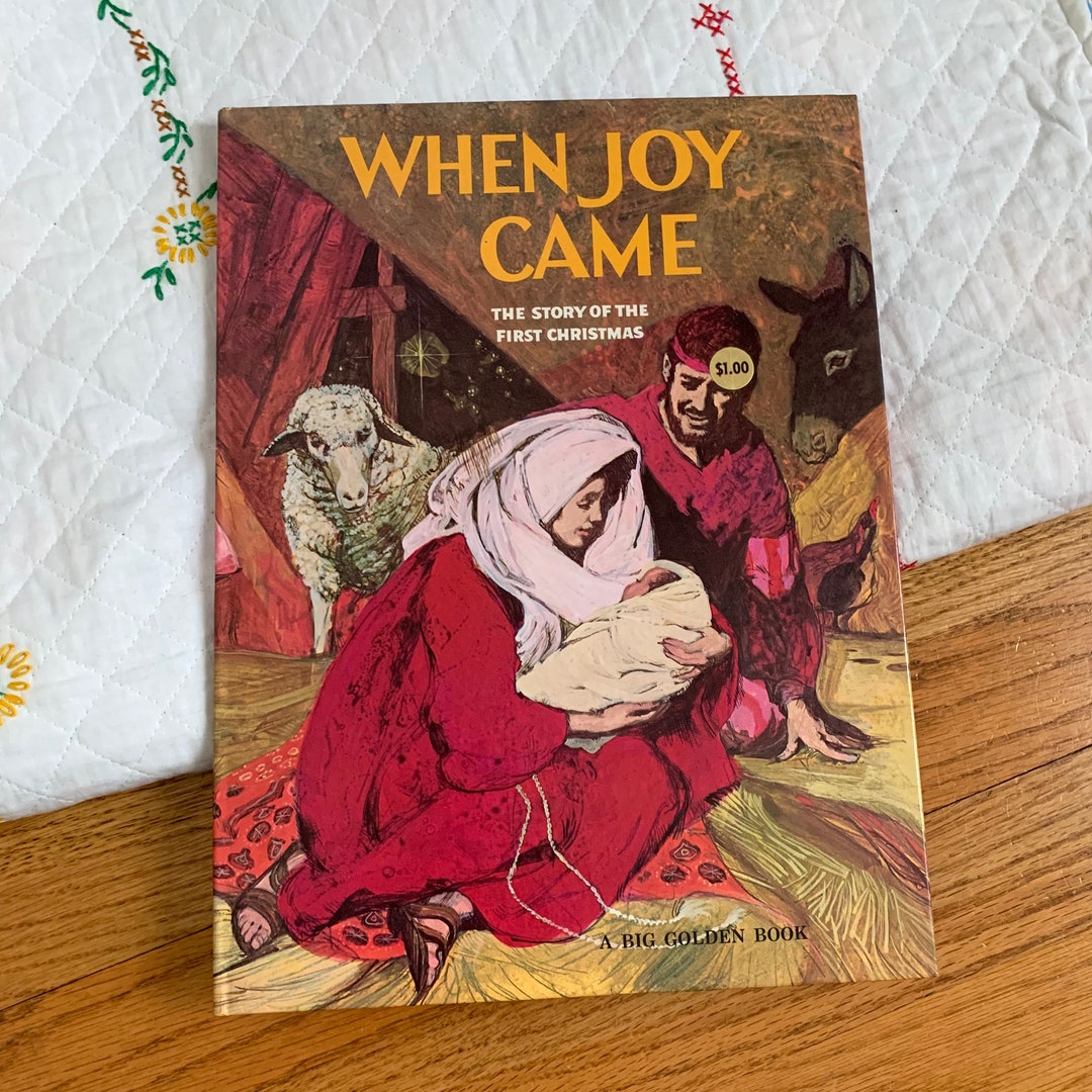 Vintage 1971 Big Golden Book: When Joy Came - the First Christmas Story ...