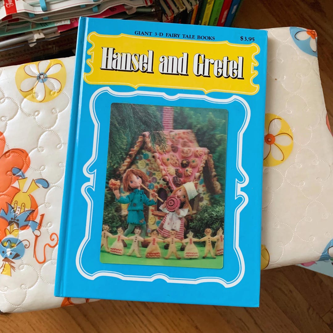Hansel and Gretel Giant 3D Fairy Tale Puppet Book Lenticular Cover ...