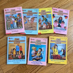 Vintage 1980s-90s Babysitters Club Chapter Book Set (7) by Ann Martin ...