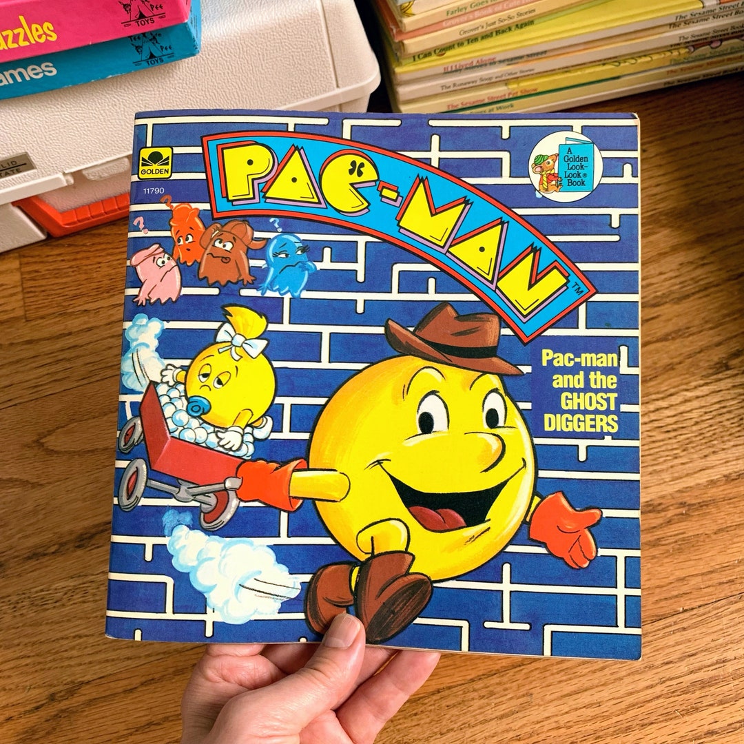 Pacman and the Ghost Diggers 1983 Pb Golden Look Look Book, Vintage ...