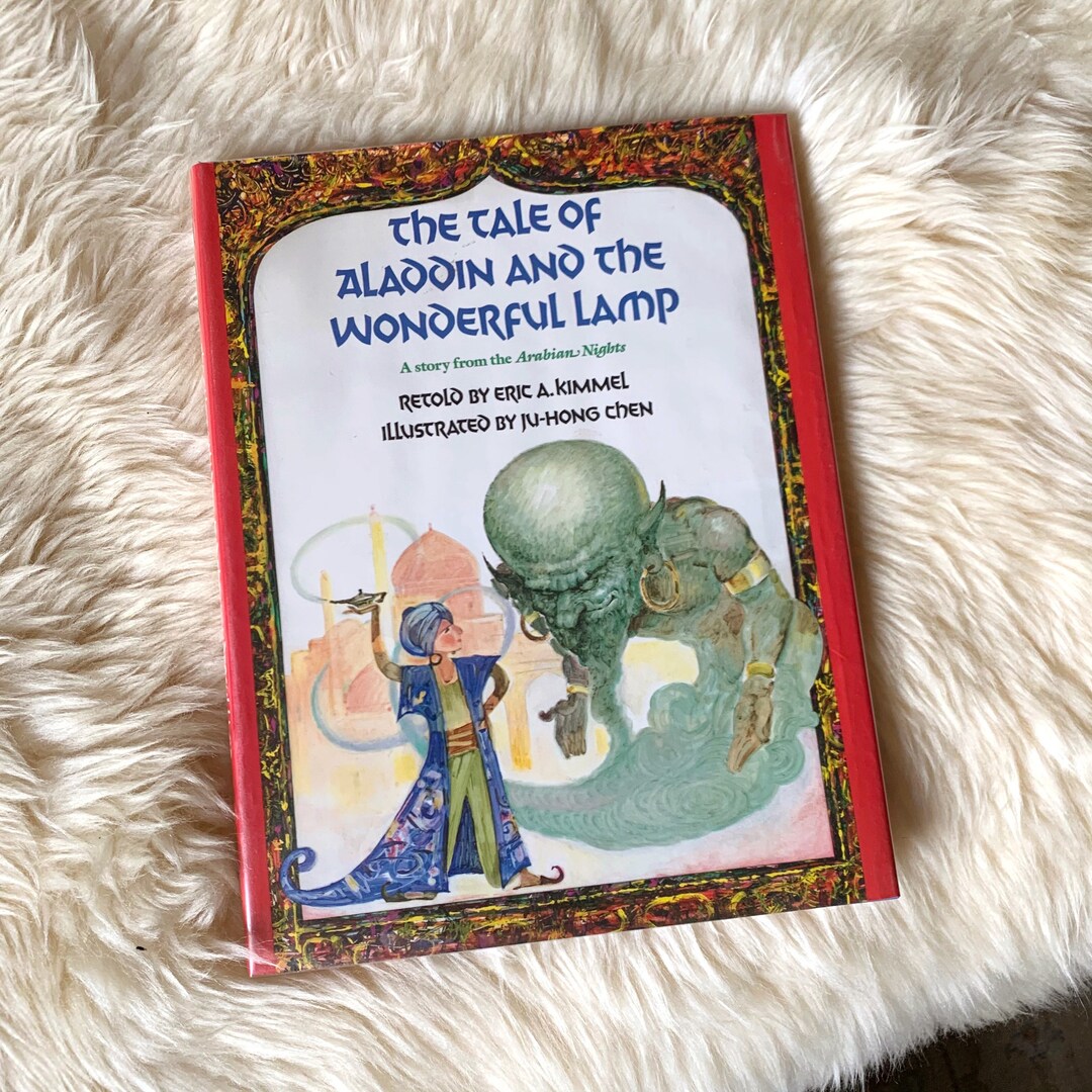Vintage 1992 Aladdin and the Wonderful Lamp - Illustrated Arabian ...