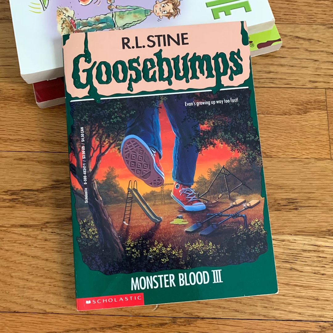 Vintage 1995 Goosebumps Monster Blood III by RL Stine - Young Adult ...