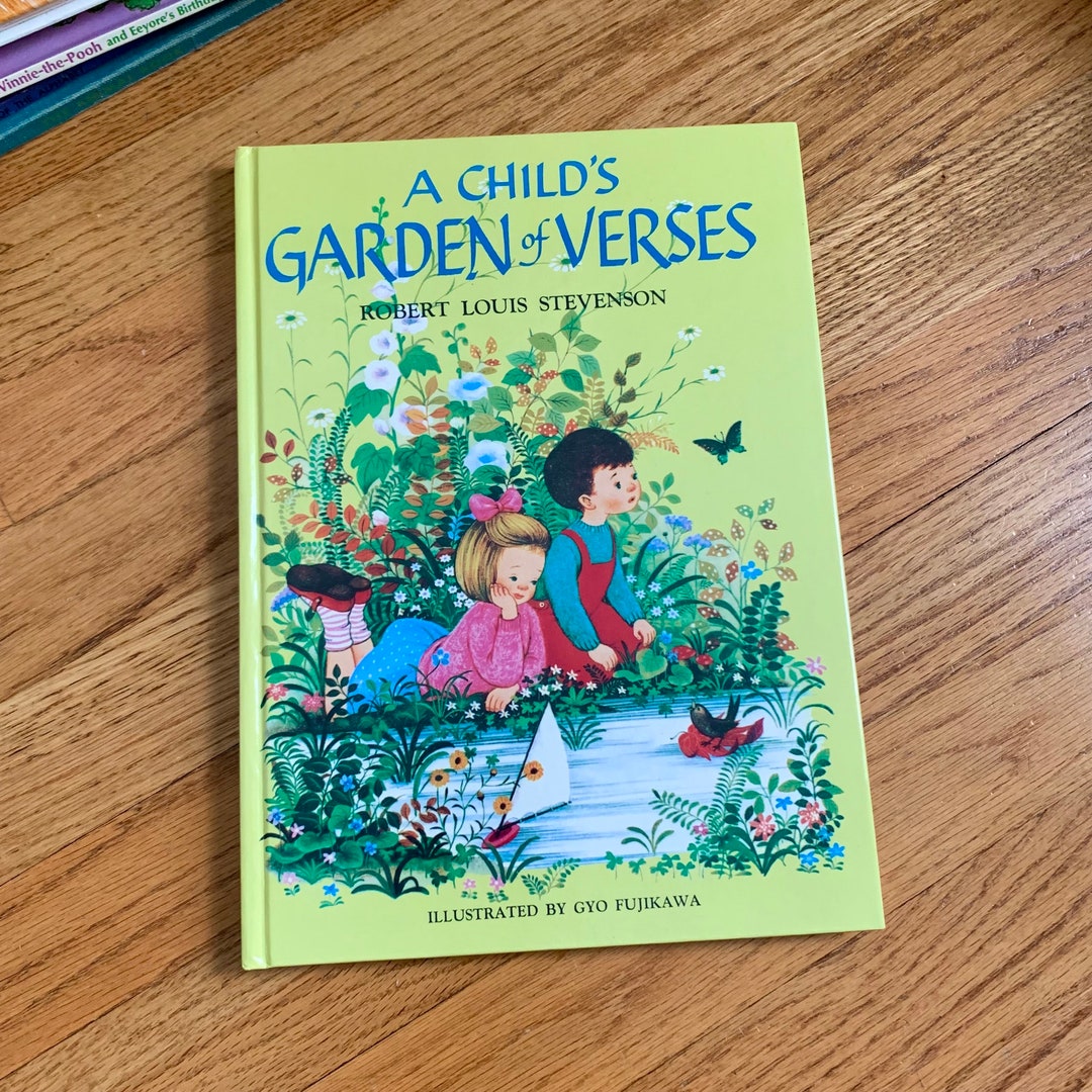 Vintage 1990s Childrens Book, Childs Garden of Verses by Robert Louis ...