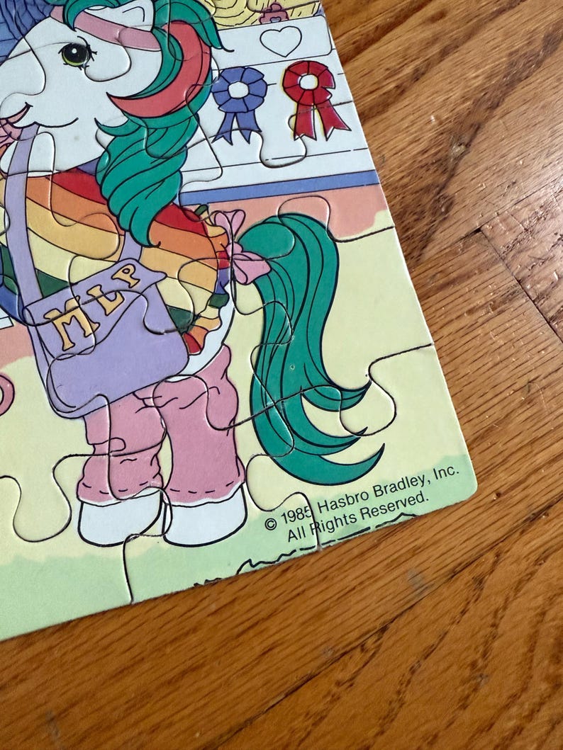 1980s My Little Pony Milton Bradley 100 Piece Jigsaw Puzzle COMPLETE - Etsy